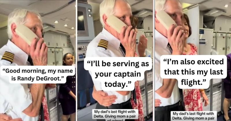 Pilot honors wife of 43 years before his last flight and it is the most ...