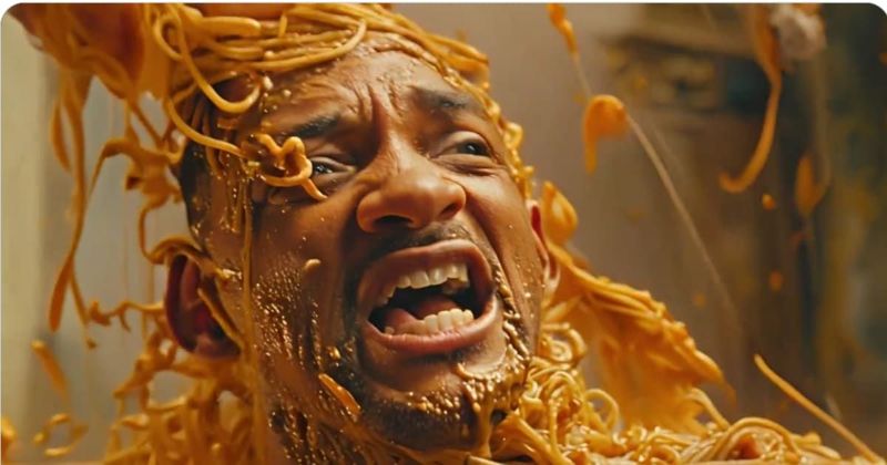 AI ups the ante in new video that sees Spaghetti eat Will Smith in ...